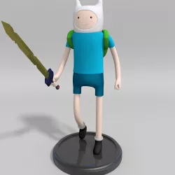 Finn the Human Adventure Time - Free 3D Model | STLFinder