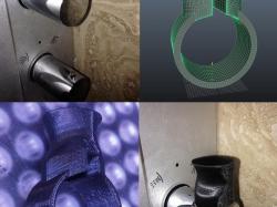 pharo shower panel skyline leverage knob by 3d models 【 STLFinder