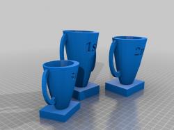 1st 2nd and 3rd place trophies 3D Models | Page 1 | STLFinder