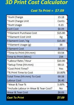 3d print cost calculator 【 STLFinder