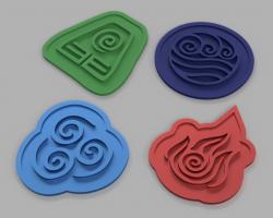air bender symbol 3D Models | Page 1 | STLFinder