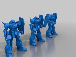 gundam wing zaku 3D Models | Page 1 | STLFinder