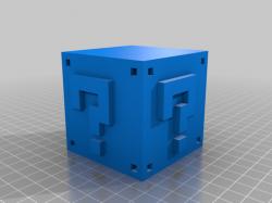 mario question mark block 3d models 【 STLFinder