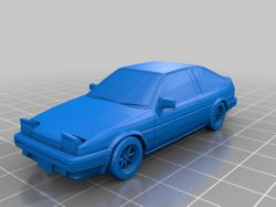 toyota corolla ae86 trueno 3d models 【 STLFinder