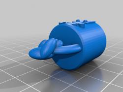 a 300 foot halberd falls fro mthe sky and lands on the chum bucket 3D ...