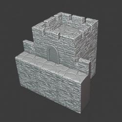 Square Castle Wall Tower 3D Models | Page 1 | STLFinder