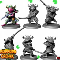 frog samurai 3d models 【 STLFinder