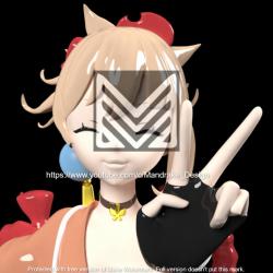 genshin impact yoimiya model 【 STLFinder