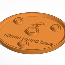 60mm round base 3D Models | Page 1 | STLFinder
