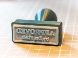 approved stamp font 3D Models | Page 1 | STLFinder