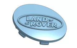 Land Rover 75mm Hub Cap / Wheel Center - Free 3D Model | STLFinder