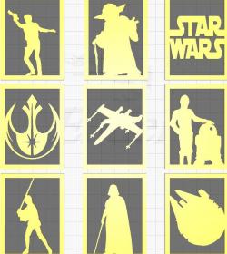 star wars fabric panels for quilting 3D Models | Page 1 | STLFinder