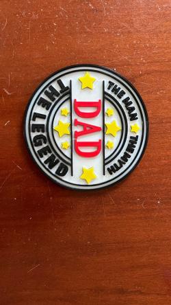 husband dad fishing legend logo template 3D Models | Page 1 | STLFinder