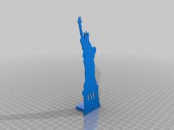 free statue of liberty silhouette 3D Models | Page 1 | STLFinder