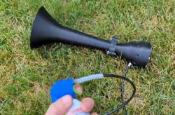 300db super train horn for trucks suv car boat motorcycle 12v compact ...