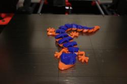 3d printed articulated lizard 【 STLFinder