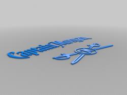 captain morgan logo laser engraving 3D Models | Page 1 | STLFinder