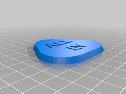ALLIN poker button 3D Models | Page 1 | STLFinder