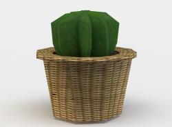 cactus pot 3d low poly model | Page 1 | STLFinder