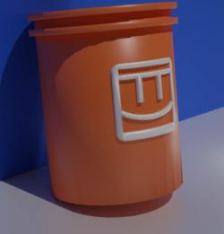 rec room bucket by 3d models 【 STLFinder