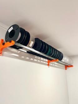 wall spool rack 3d models 【 STLFinder