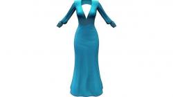 xscape illusion 3d flower pattern crew neck long sleeves sheath gown ...