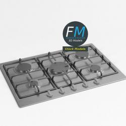 5 gas hob 3D Models | Page 1 | STLFinder