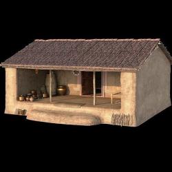 indian village model 【 STLFinder