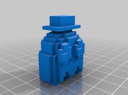 pac man clipart with santa hat 3D Models | Page 1 | STLFinder