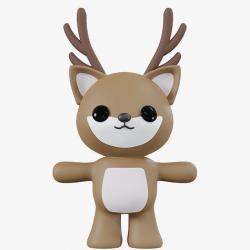 cute girly reindeer clipart kawaii 3D Models | Page 1 | STLFinder