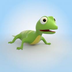 3d lizard model 【 STLFinder