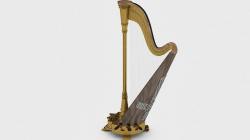 harp musical instrument 3d models | Page 1 | STLFinder