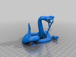 prehistoric snake 3d models 【 STLFinder