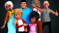cartoon family characters 3D Models | Page 1 | STLFinder