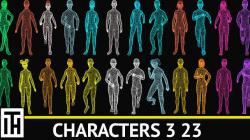 3d character wireframe | Page 1 | STLFinder