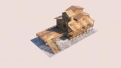 wooden house inetrior 3d model | Page 1 | STLFinder