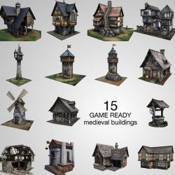 15 Medieval Buildings Model Pack 3D Models | Page 1 | STLFinder