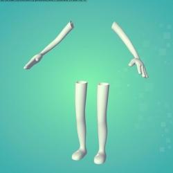 cartoon arms and legs 3D Models | Page 1 | STLFinder