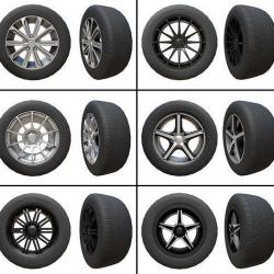wheels rims and tyres pack 3d models | Page 1 | STLFinder
