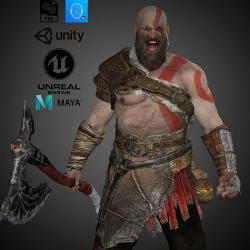 god of war kratos 3d model | Page 1 | STLFinder