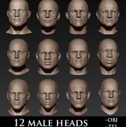 foam model male heads | Page 1 | STLFinder