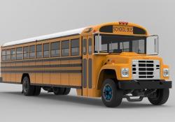 ho scale blue bird international 3800 school bus 3D Models | Page 1 ...