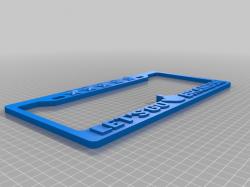 s&s plate frame 3D Models | Page 1 | STLFinder