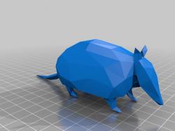 Low Poly Armadillo 3D Models | Page 1 | STLFinder
