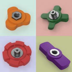 fusion 360 hex nut recess 3d models 【 STLFinder