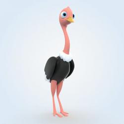 ostrich view in 3d | Page 1 | STLFinder