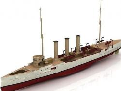 armored cruiser prinz heinrich imperial german navy 3D Models | Page 1 ...