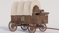 covered wagon model | Page 1 | STLFinder