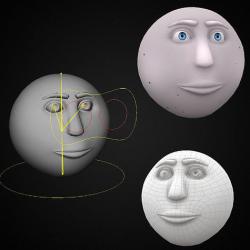 cartoon moon face 3D Models | Page 1 | STLFinder