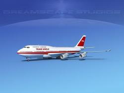 B 747 200 TWA 3d models 【 STLFinder